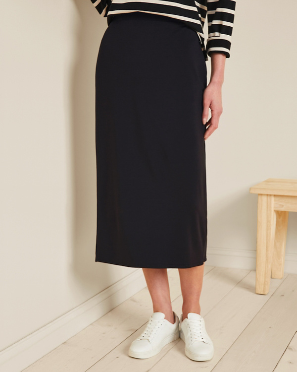 Essential Knit Column Skirt - Garnet Hill